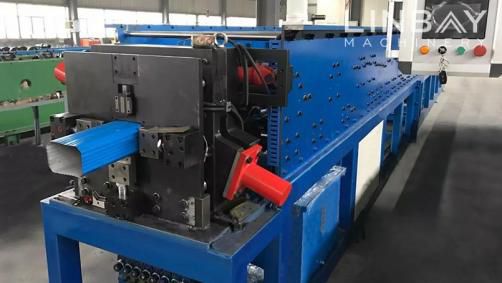 Metal tube roll forming machine - WUXI LINBAY MACHINERY CO.,LTD - PLC ...