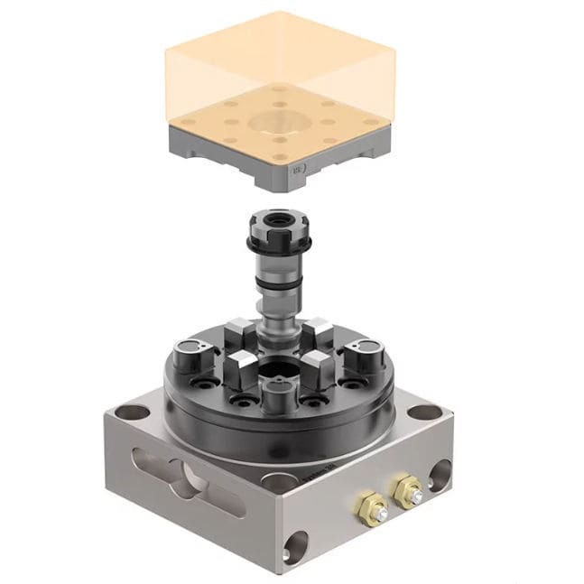 Locking clamp workpiece clamping chuck - Macro series - GF Machining ...