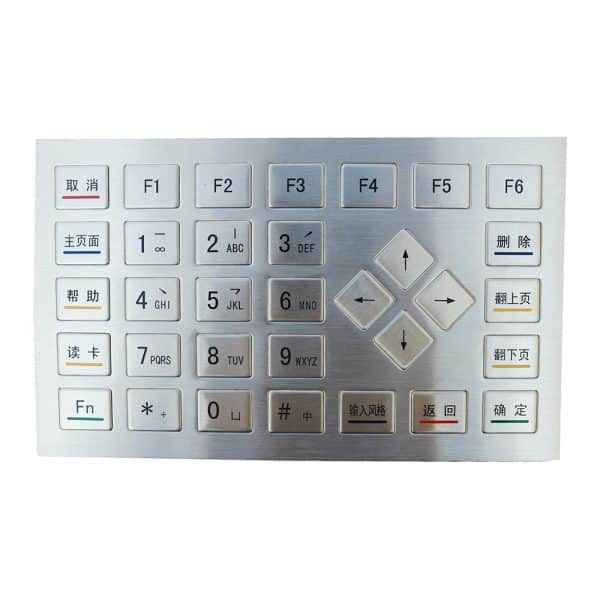 32-key keypad - MKA-33N-V01 - MATE TECHNOLOGY SHENZHEN LIMITED - panel ...