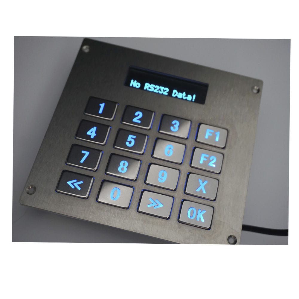 LCD display keypad - MKA-44N-VFD - MATE TECHNOLOGY SHENZHEN LIMITED ...