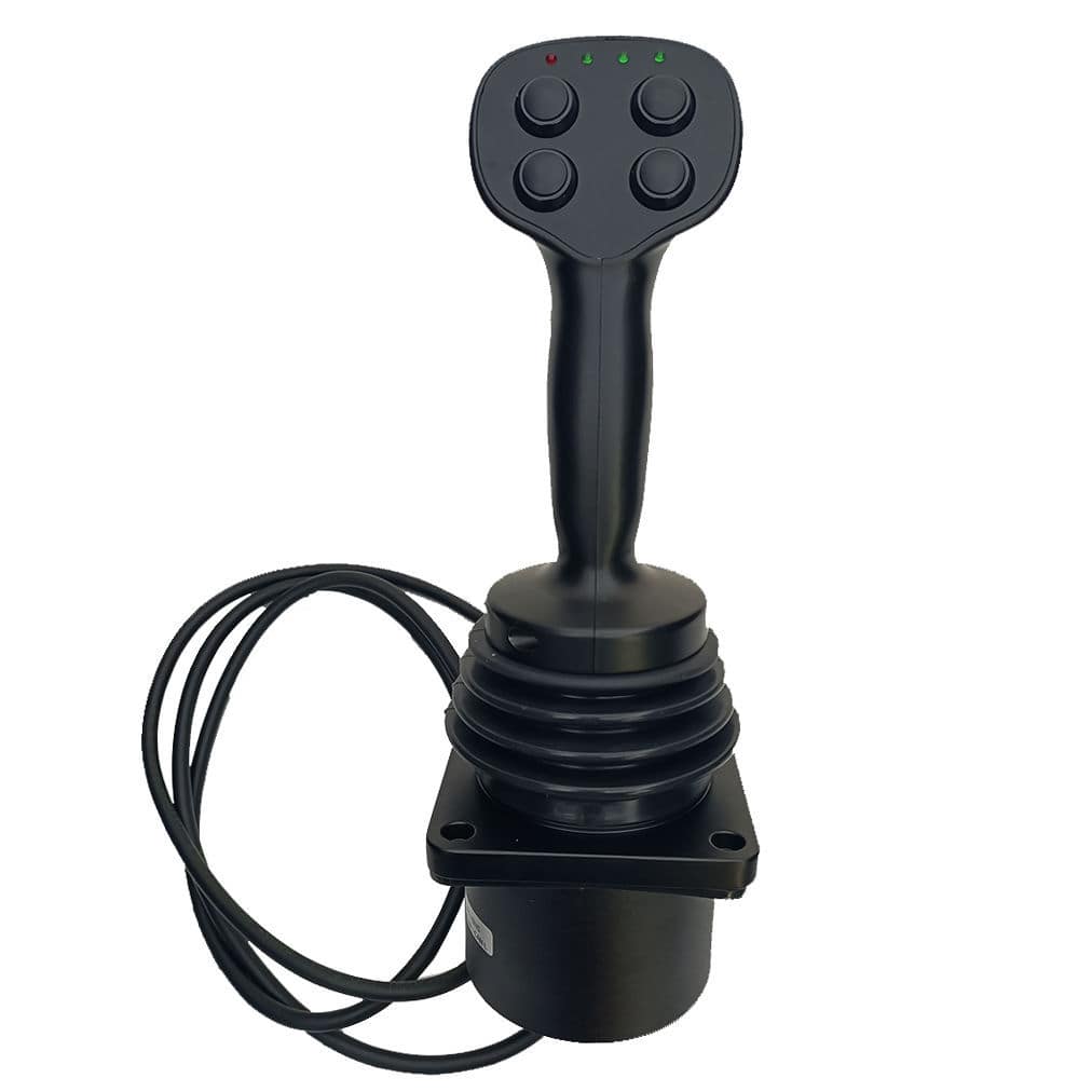 Hall effect joystick - MKF-JS98 - MATE TECHNOLOGY SHENZHEN LIMITED - analog / 2-axis / with buttons