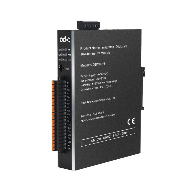 16-channel I/O module - AIOBOX-16 - ODOT Automation - digital / analog / Modbus TCP