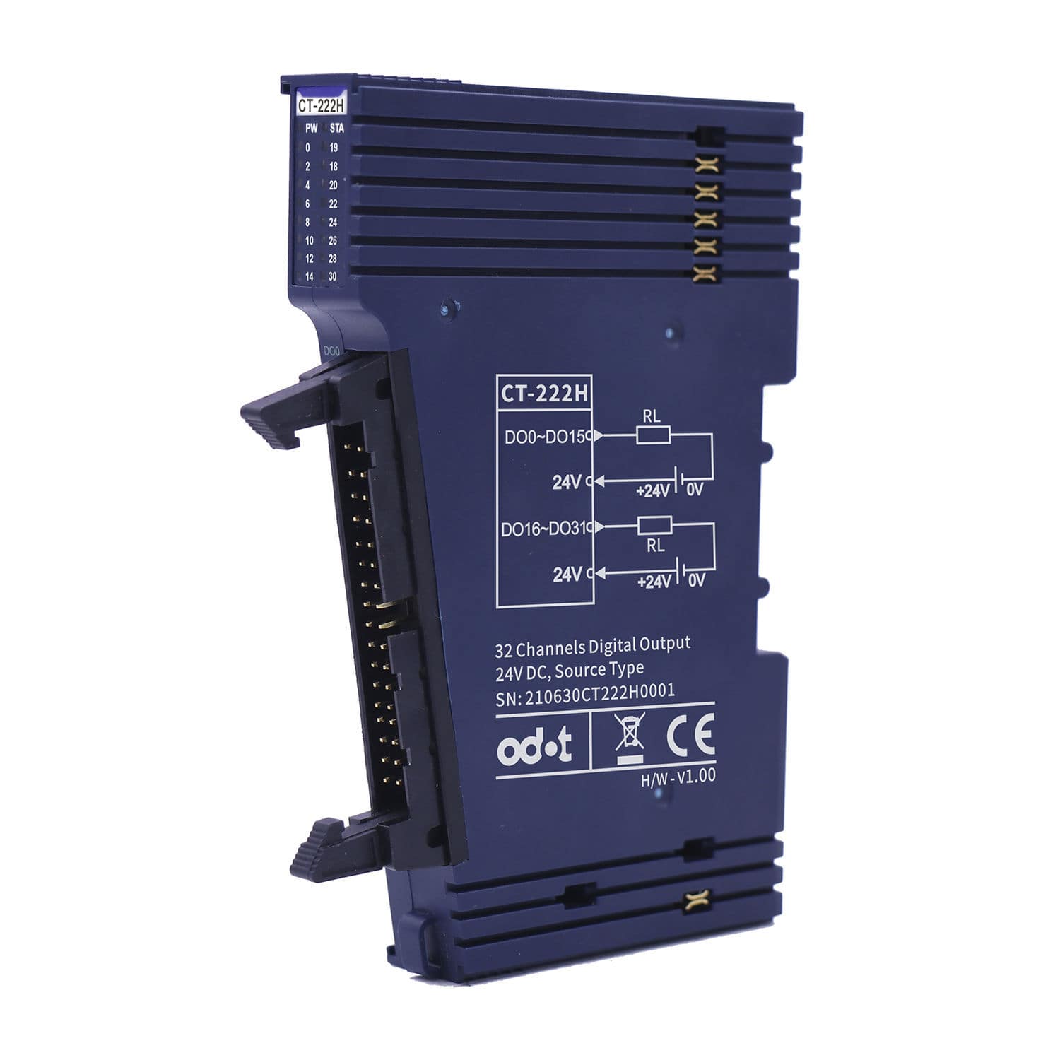 32 digital outputs output module - CT-222H - ODOT Automation - digital / Modbus RTU / Modbus TCP