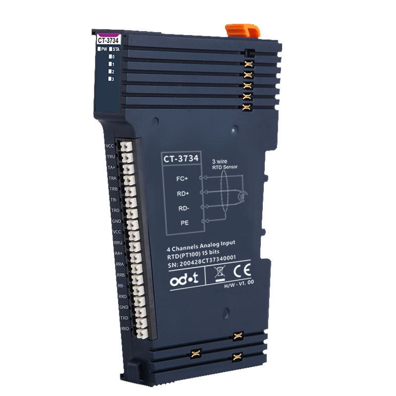 Temperature IO module - CT-3734 - ODOT Automation - analog / Modbus TCP ...
