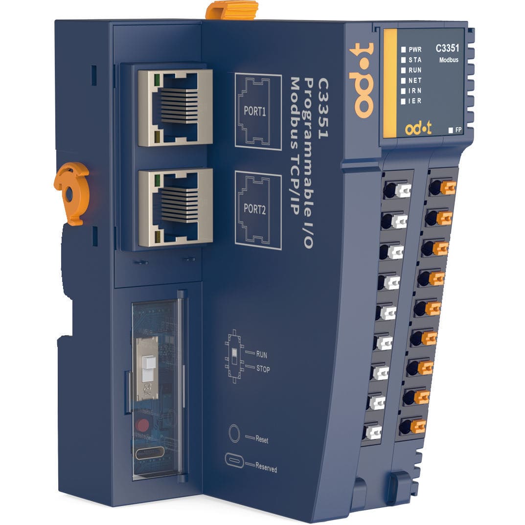 Compact PLC - C3351 - ODOT Automation - DIN rail / RS485 / Modbus