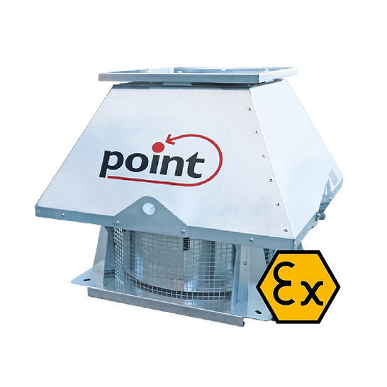 ATEX fan - P-DCF EX series - POINT KLIMA - rooftop / horizontal / IP55