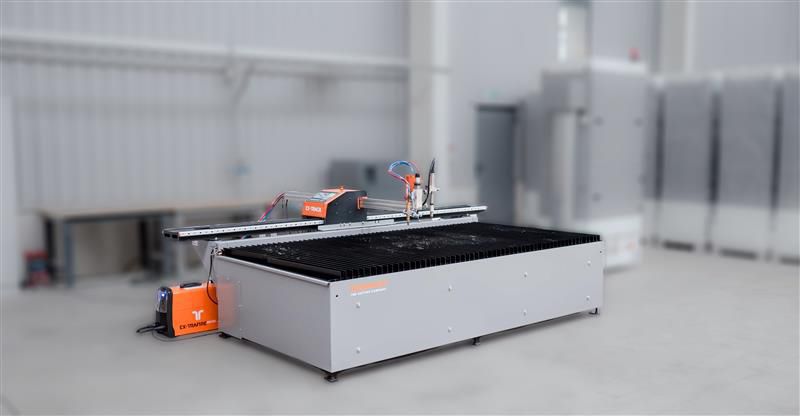 Metal cutting table - PorVent - Thermacut, k.s. - stainless steel