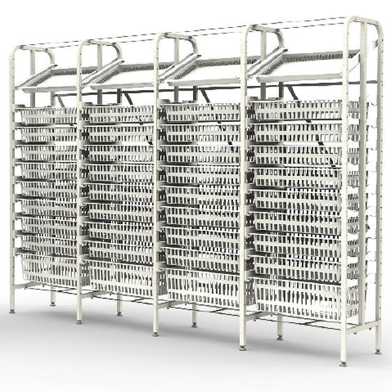 Tubular rack - Starter Rack - U - Pegasus-Storage - modular / galvanized