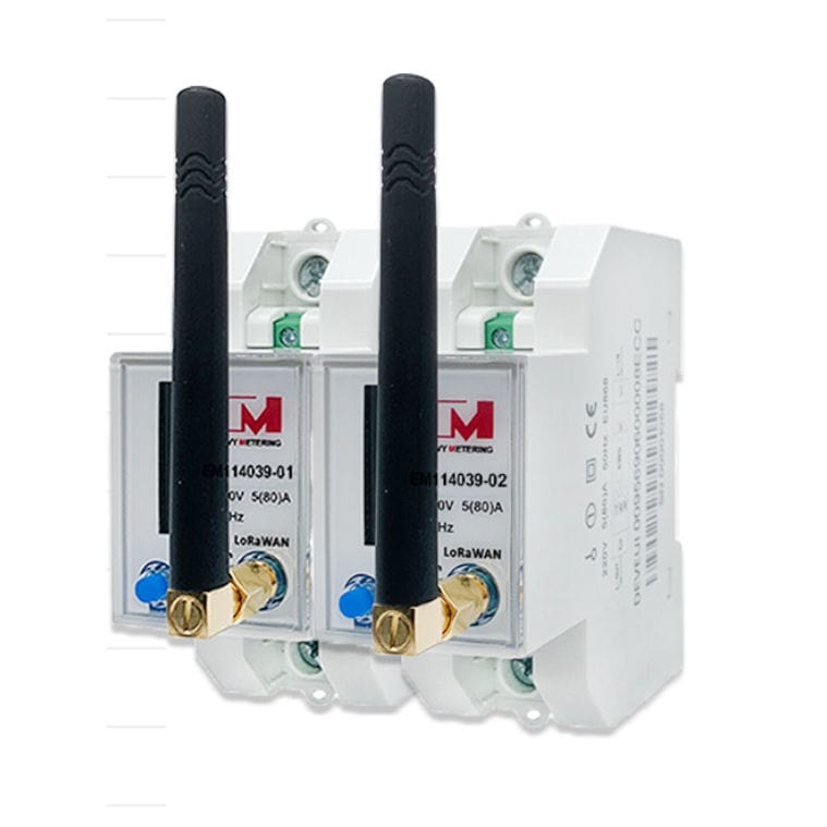Single-phase electrical energy meter - EM114039-02 - IVY METERING - DIN ...