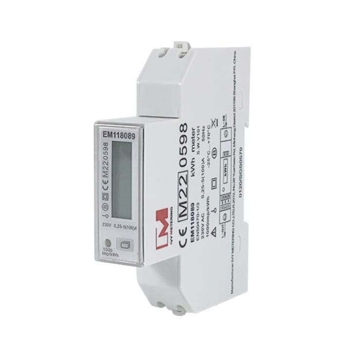 Single-phase electric energy meter - EM118090 EMC LVD - IVY METERING ...