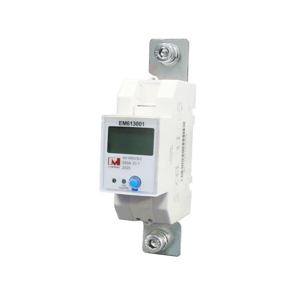 Single-phase electric energy meter - EM613001 - IVY METERING - DIN rail ...