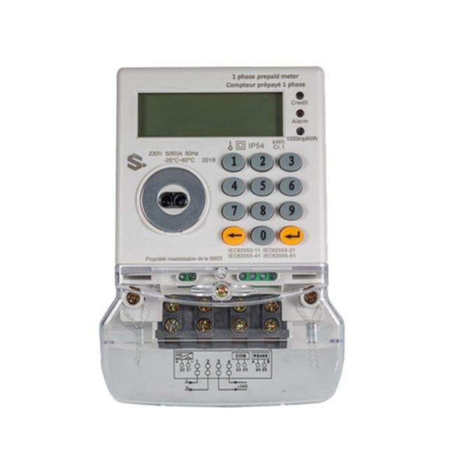 Single-phase electric energy meter - EM124041 - IVY METERING - DIN rail ...