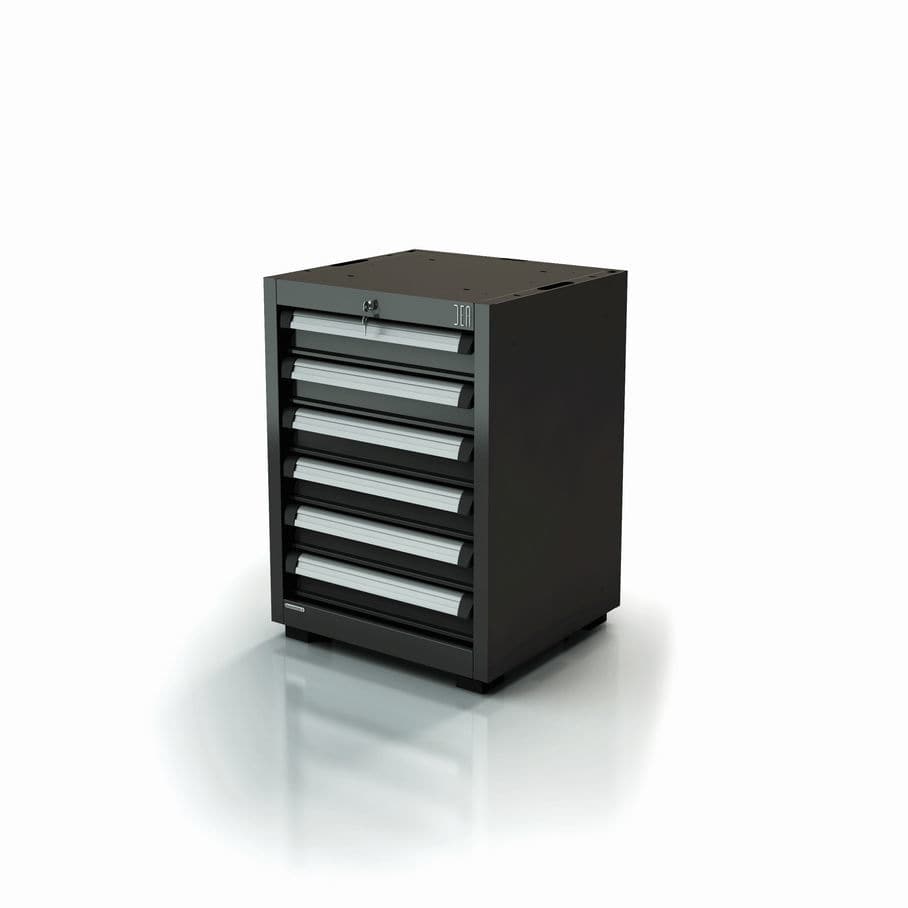 Workshop cabinet - AR-301.10 - DEA WORKLAB SRL - with legs / 6-drawer ...