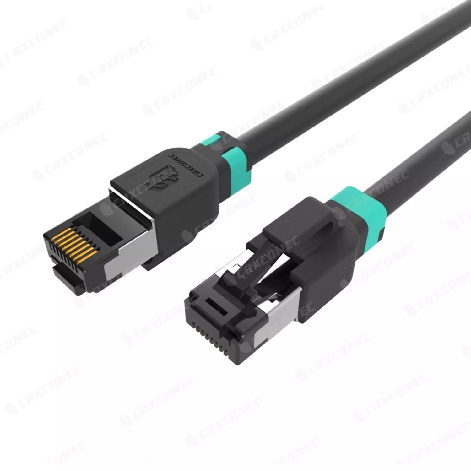 Telephone patch cable - 5E-FT-02-BK-0100-05 - CRXCONEC - RJ45 / category 5e