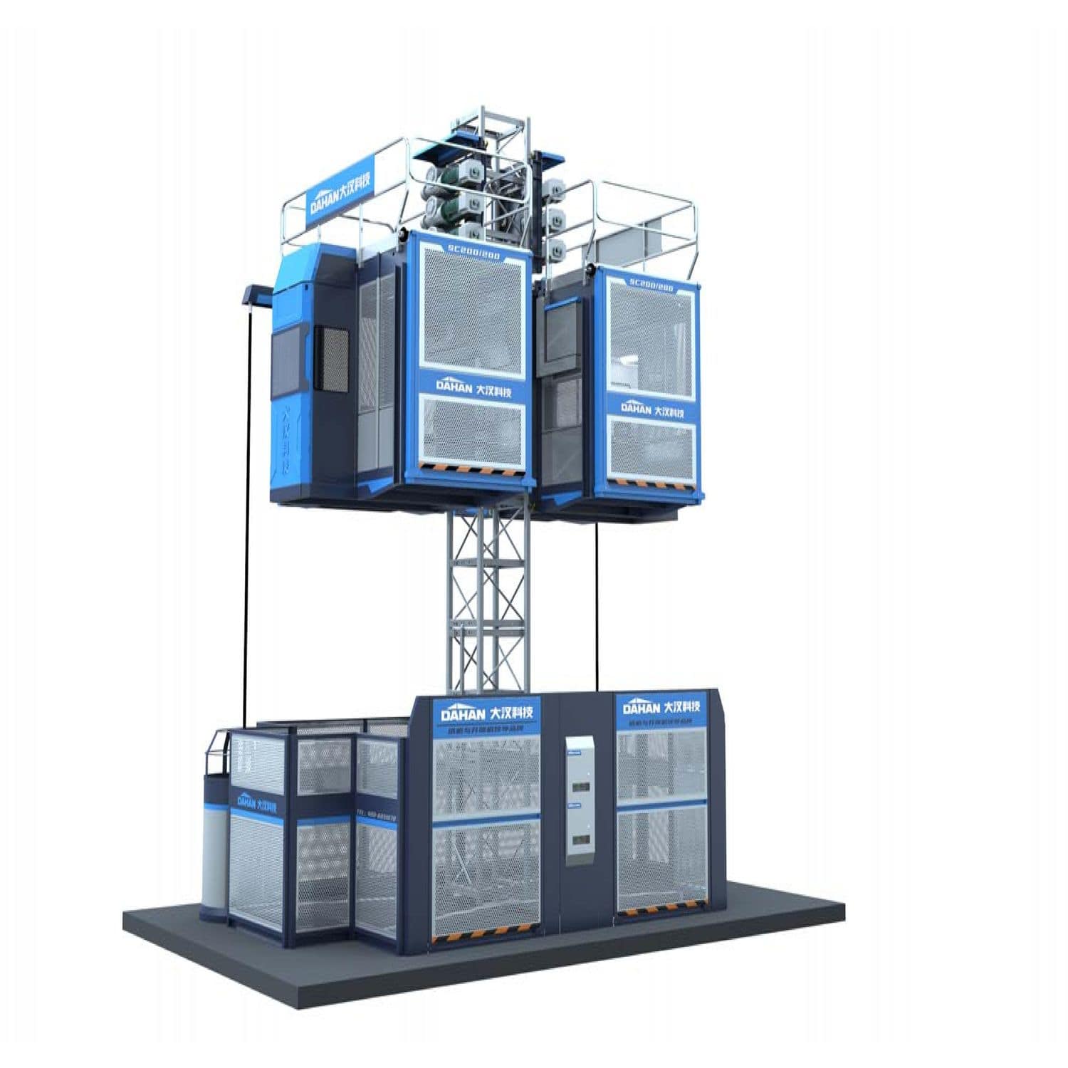 Construction elevator - SC100 - Dahan Technology Co., Ltd.