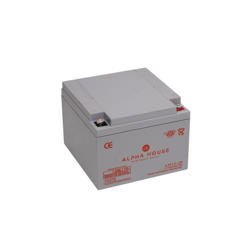 Rectangular battery - AH12-28 - Alpha House Ltd - 12 V / UL / CE
