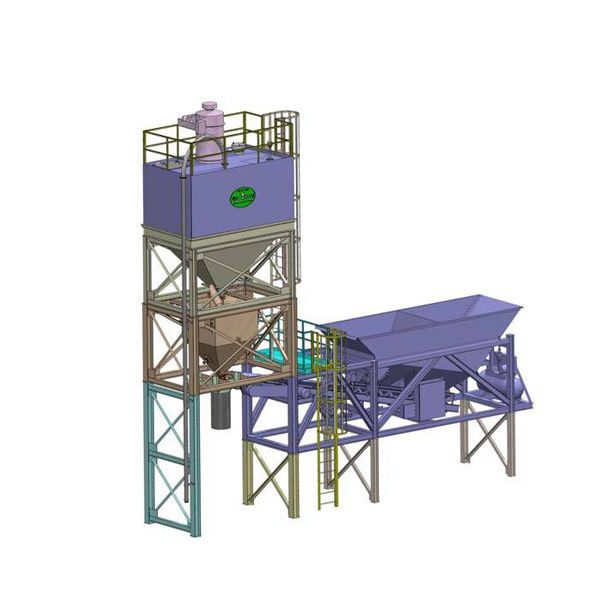 Stationary concrete batching plant - LPC DECUMULATIVE - Vince Hagan