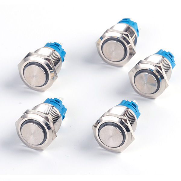 Waterproof push-button switch - Shenzhen Yikia - dust-proof / IP67 / SPST