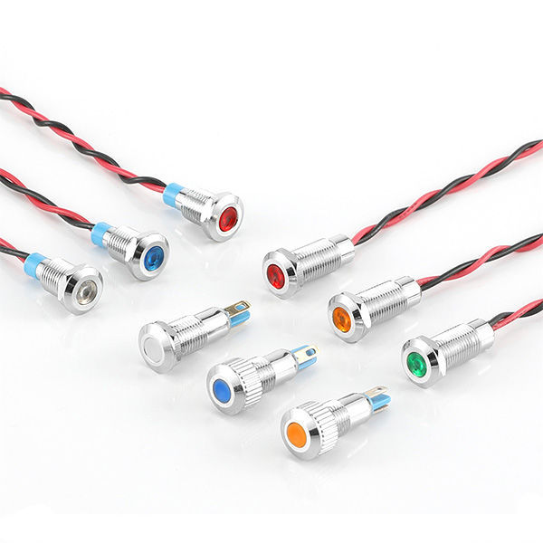 LED indicator light - Shenzhen Yikia - threaded / waterproof / IK 08