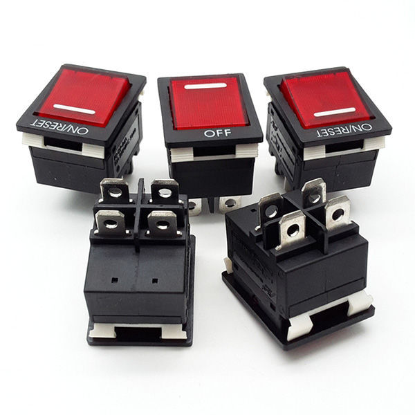 Rocker switch - Shenzhen Yikia - multipole / illuminated