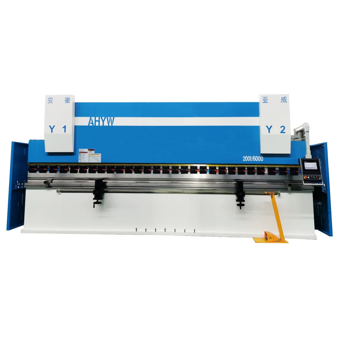 Electro-hydraulic bending machine - YWB-200T/6000 DA53T - Anhui Yawei ...