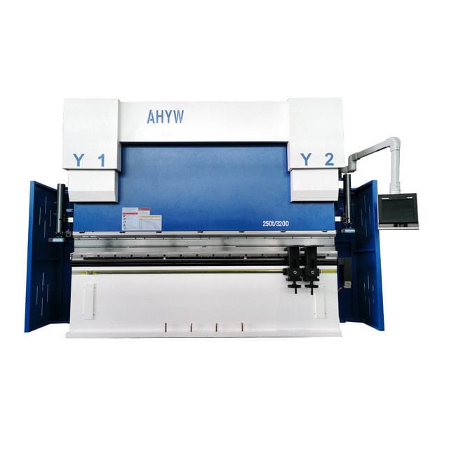 Electro-hydraulic bending machine - YWB-250T/3200 DA58T - Anhui Yawei ...