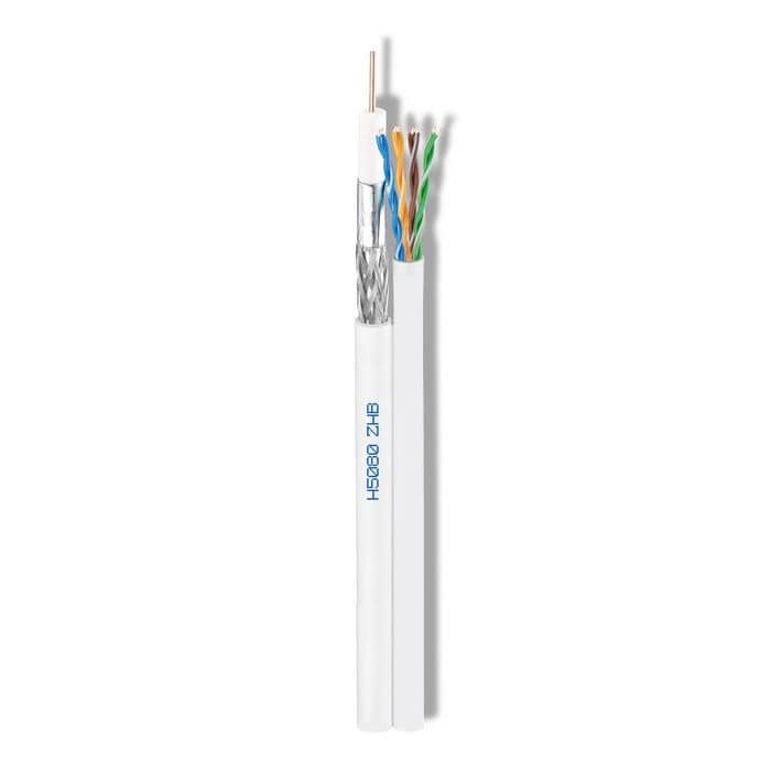 Multimedia electrical cable - H5080ZHB - Cavel - hybrid / coaxial ...