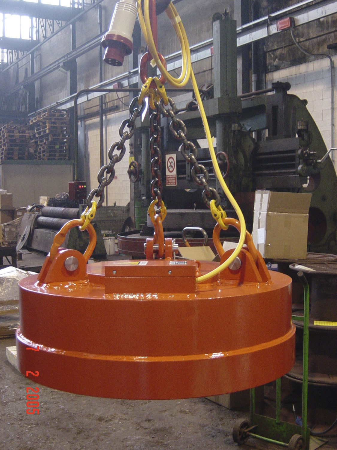Electrically switched electro lifting magnet - ES series - Zanetti ...
