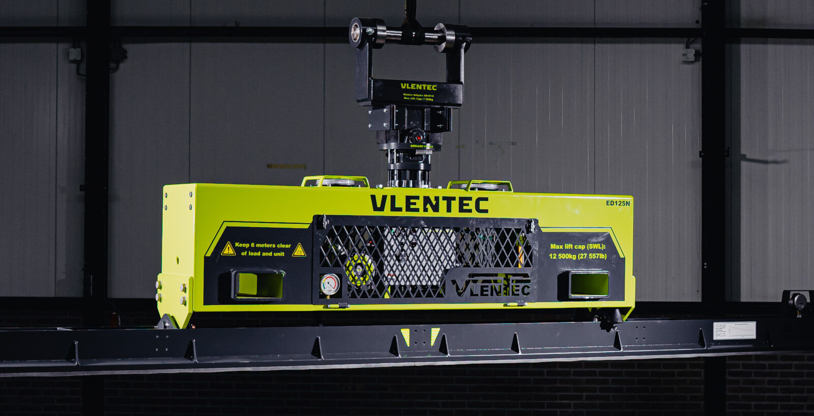 Overhead crane vacuum lifting device - ED125N - Vlentec - for pipes ...