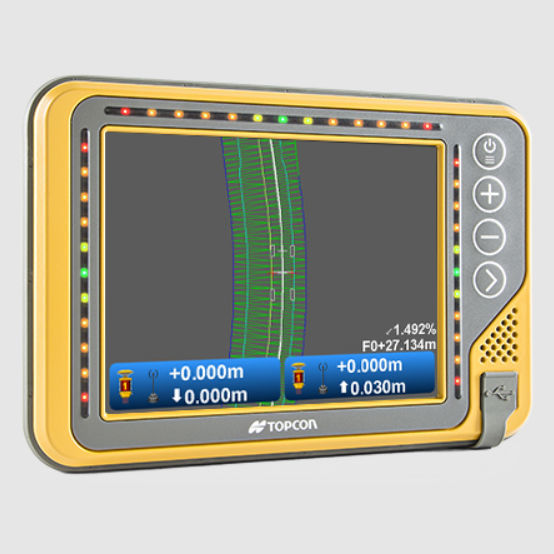 Level control system - 3D-MC Milling - TOPCON - thickness / process / 3D