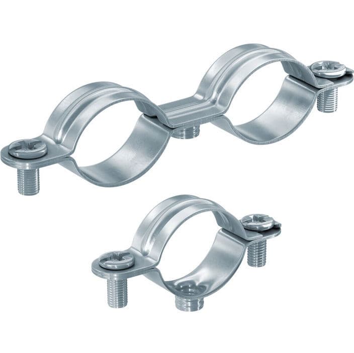 Screw pipe clamp - AM/AMD - Artur Fischer - metal