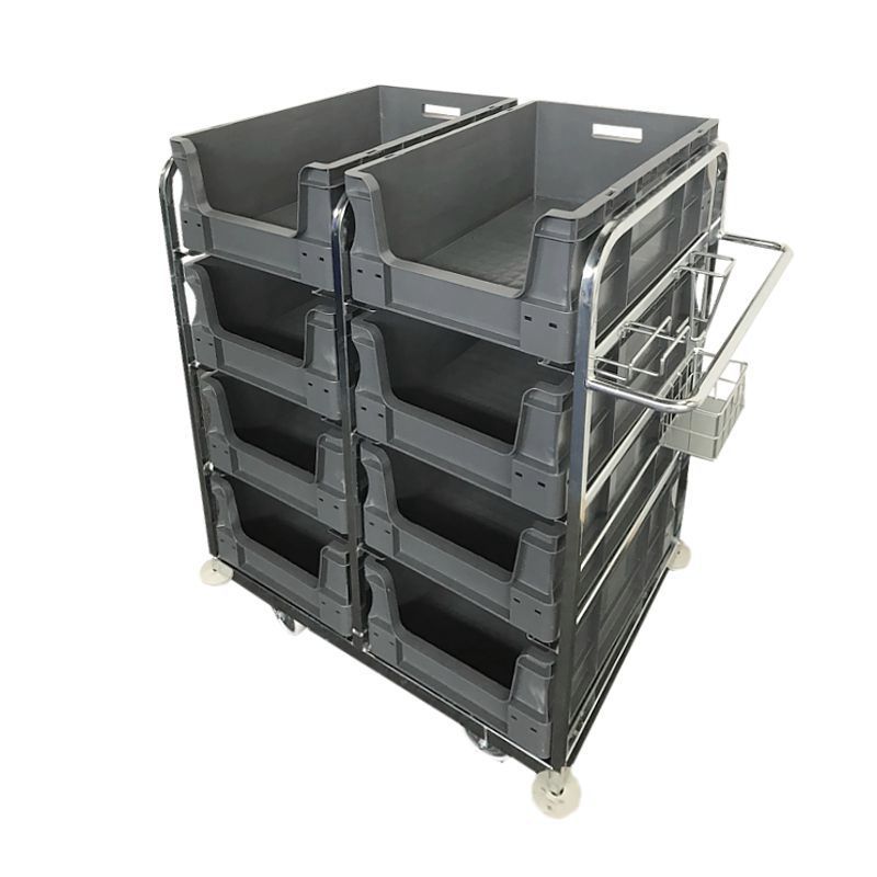 Order-picking trolley - 46390PI - Rotom Nederland BV - stacking