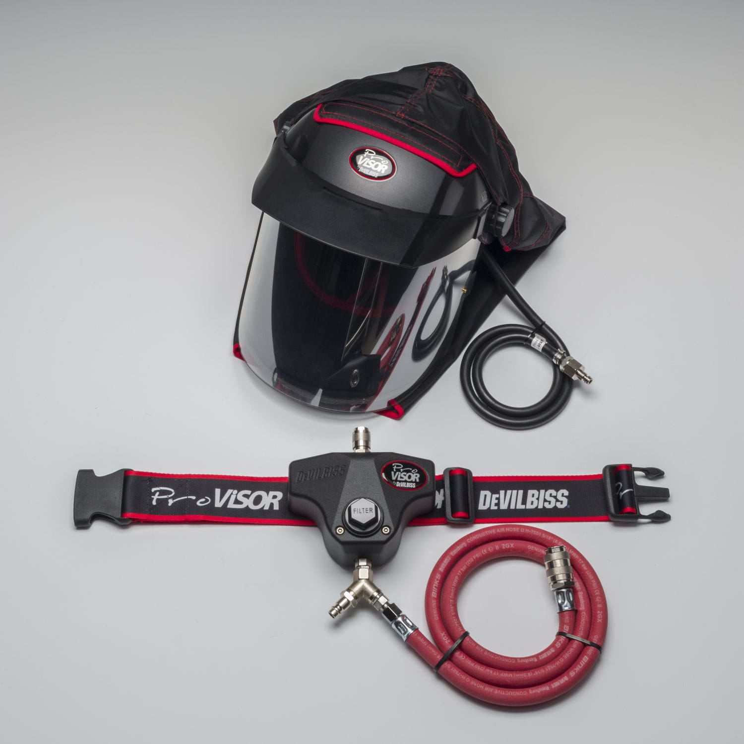 Full-face respirator - PROVISOR 650 - BINKS U.K. LIMITED - single-filter