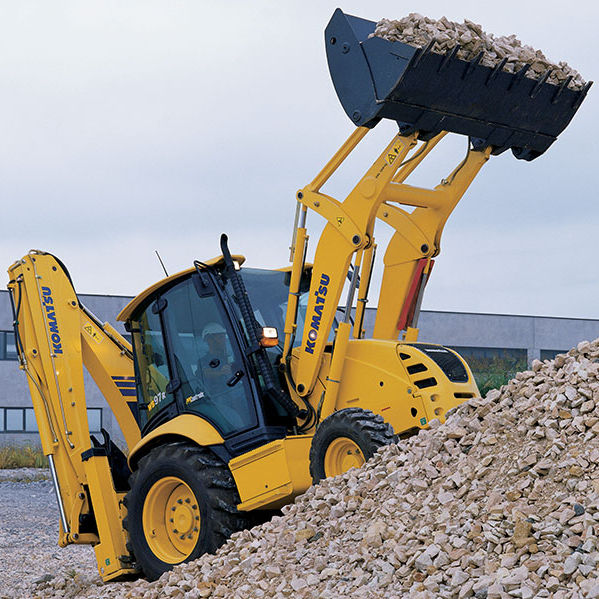 Rigid backhoe loader - WB97R-5 - Komatsu Europe - compact