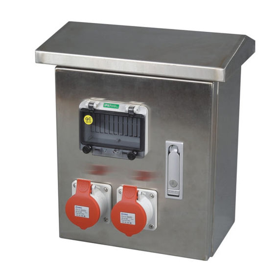 Panel-mounted plug and socket - QCBM0001 - Taizhou Baoluda Electrical ...