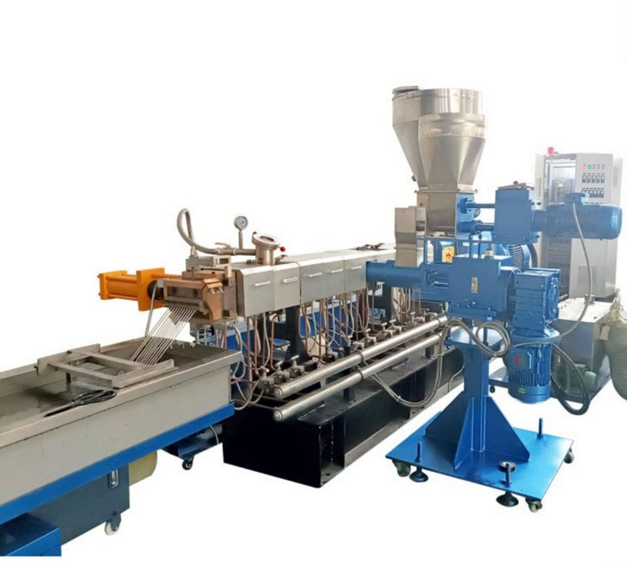 Twin screw extruder - TSE-95 - Nanjing Haisi Extrusion Equipment Co ...
