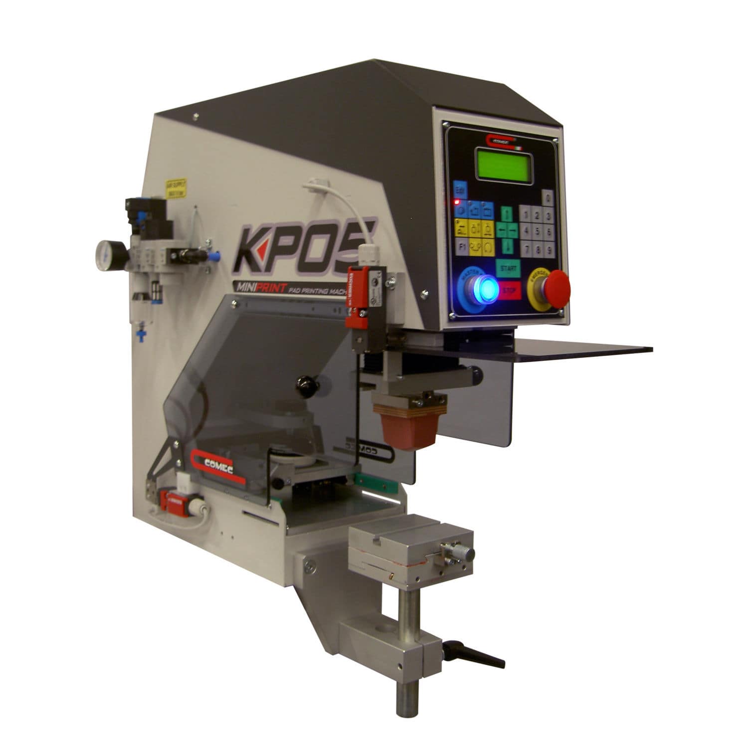 Pad printing machine with hermetic ink cup - MINIPRINT KP05 1C - COMEC ...