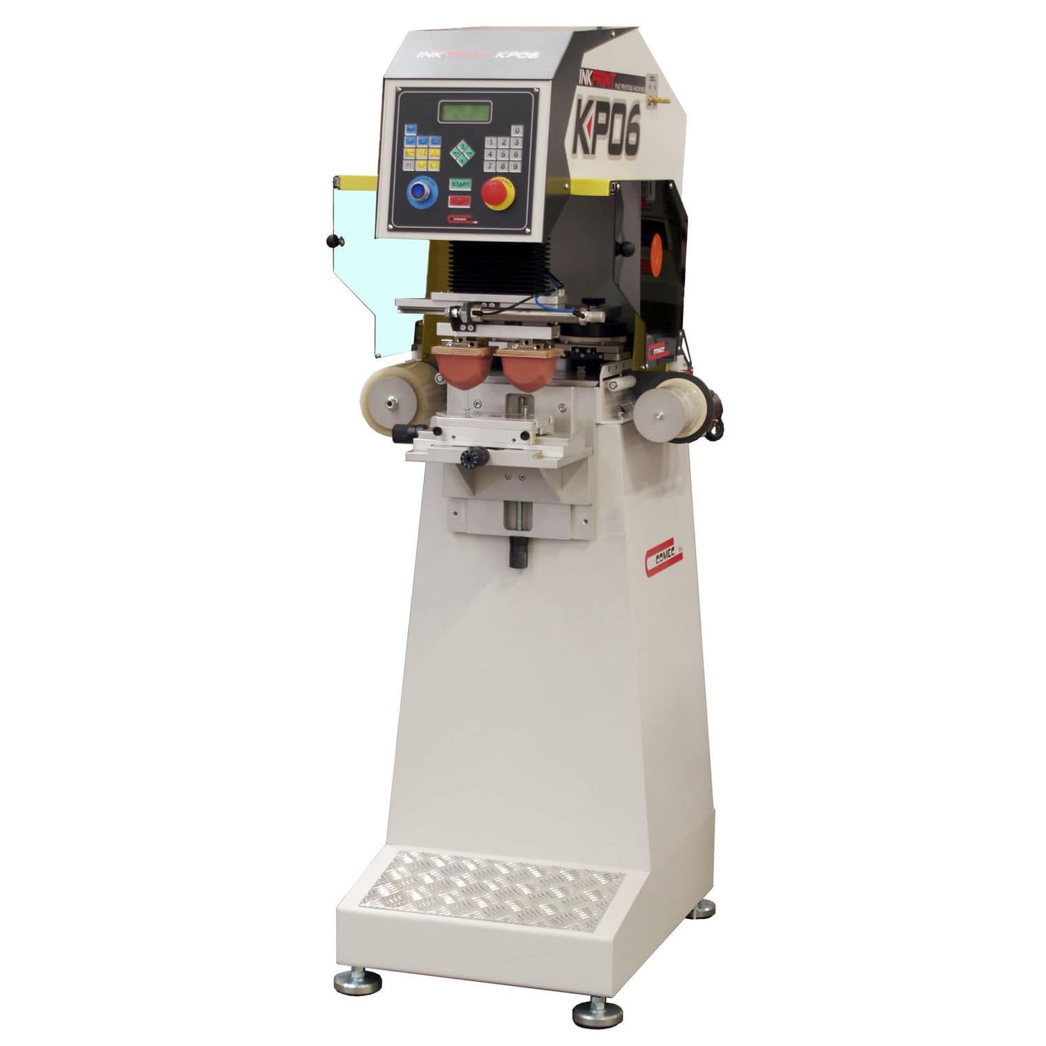 Pad printing machine with hermetic ink cup - INKPRINT KP06 2C RR ...