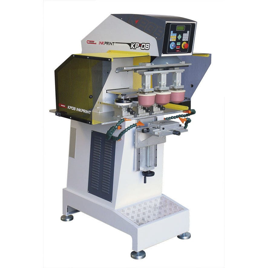 Pad printing machine with hermetic ink cup - INKPRINT KP08 3C RRR ...