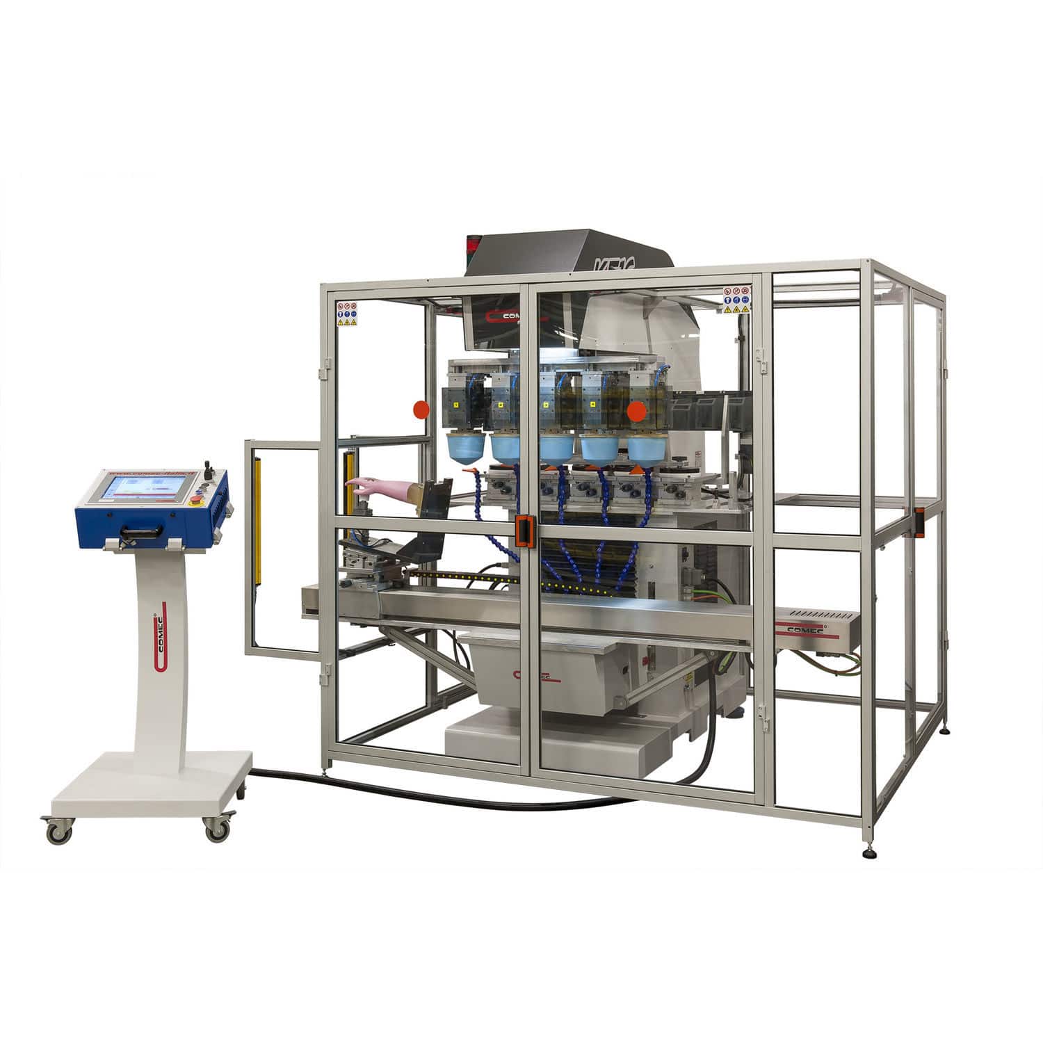 Pad printing machine with hermetic ink cup - INKPRINT KE16 5C - COMEC ...