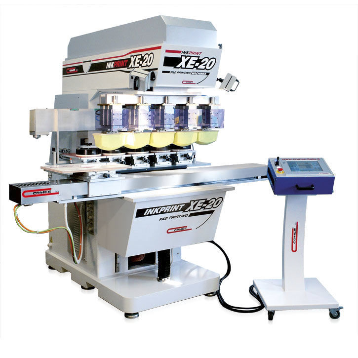 Pad printing machine with hermetic ink cup - INKPRINT XE20 5C - COMEC ...