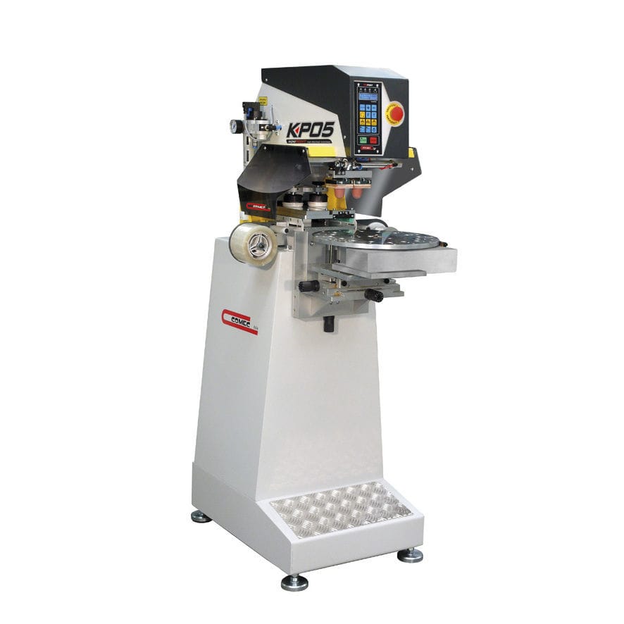 Pad printing machine with hermetic ink cup - MINIPRINT KP05 2C - COMEC ...