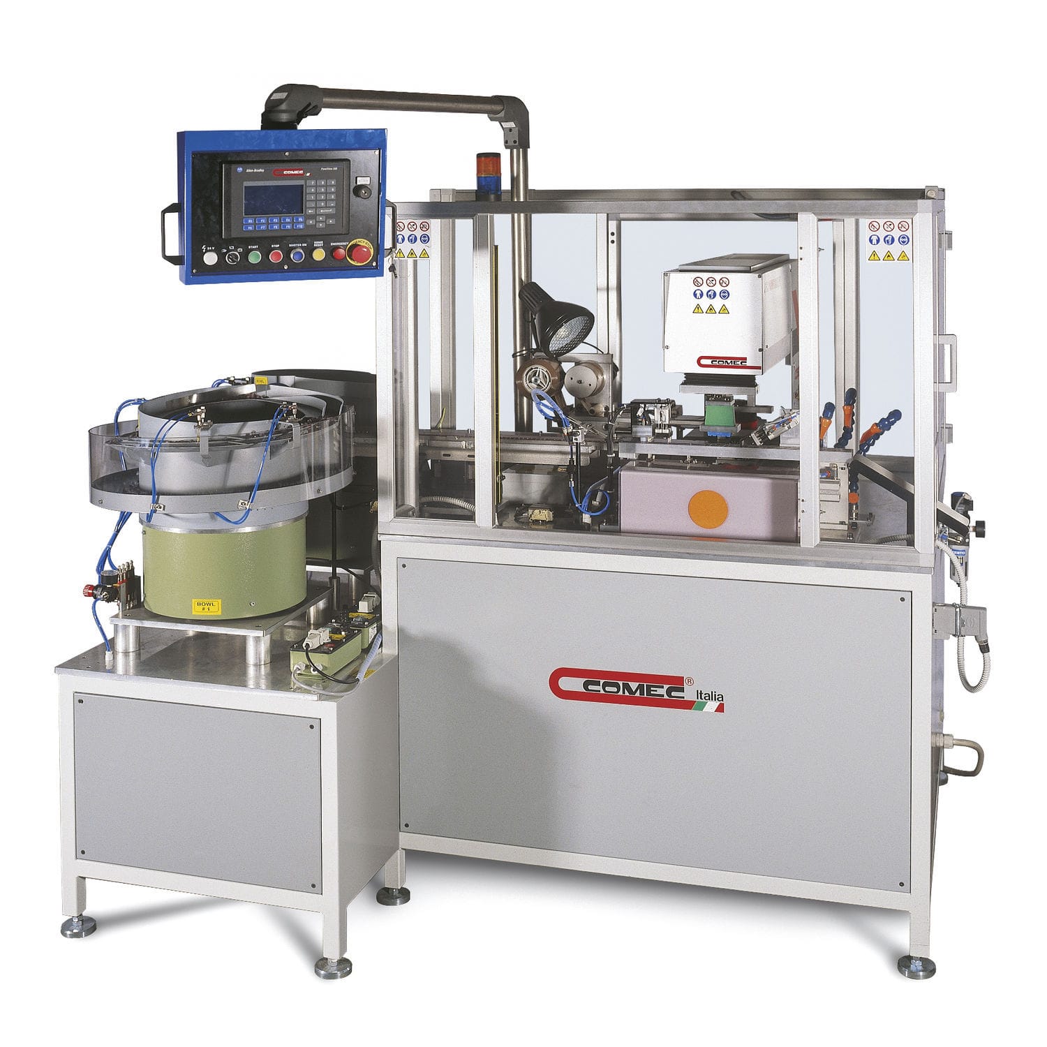 Pad printing machine with hermetic ink cup - LIN.STA 01.1243 - COMEC ...