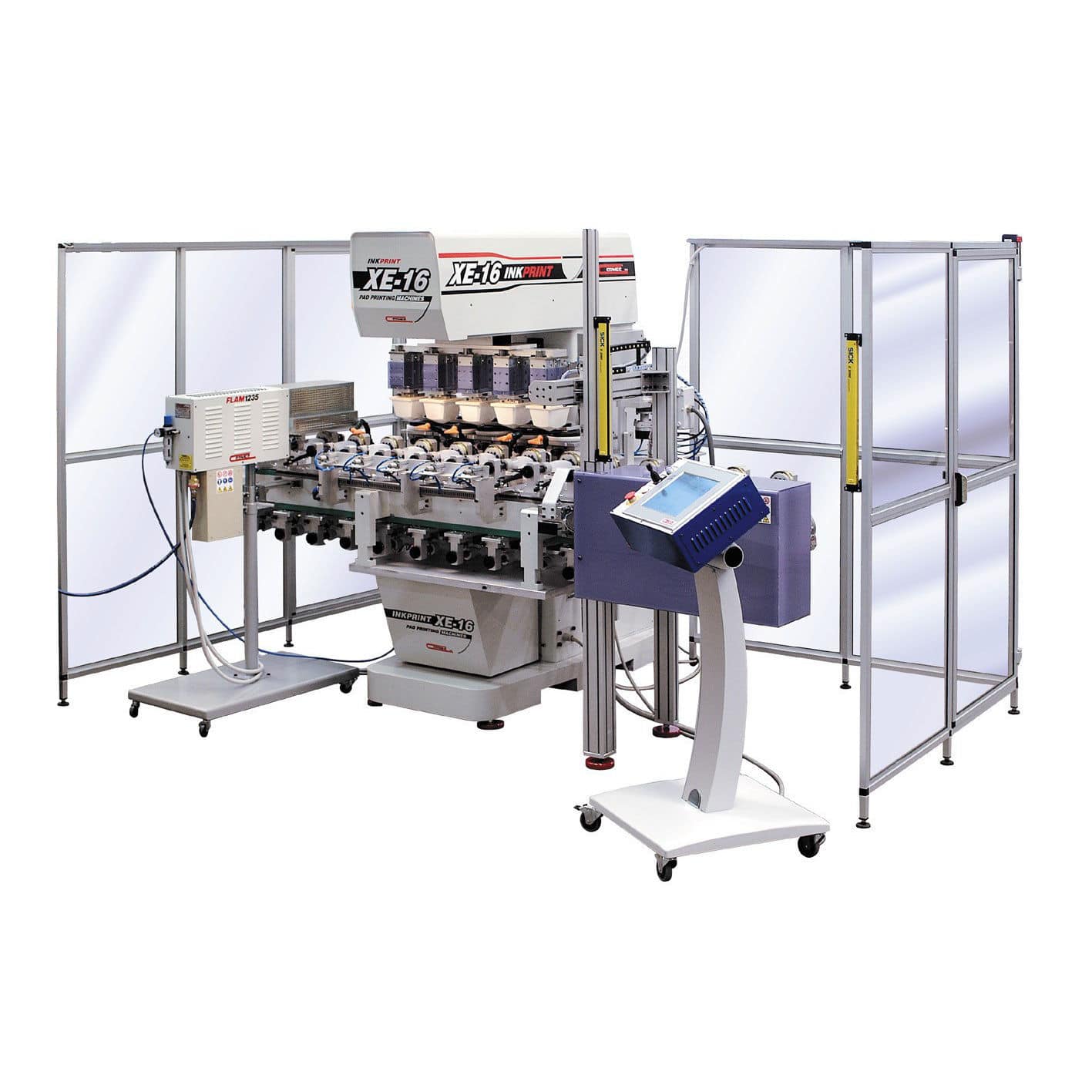 Pad printing machine with hermetic ink cup - INKPRINT XE-16 - COMEC ...