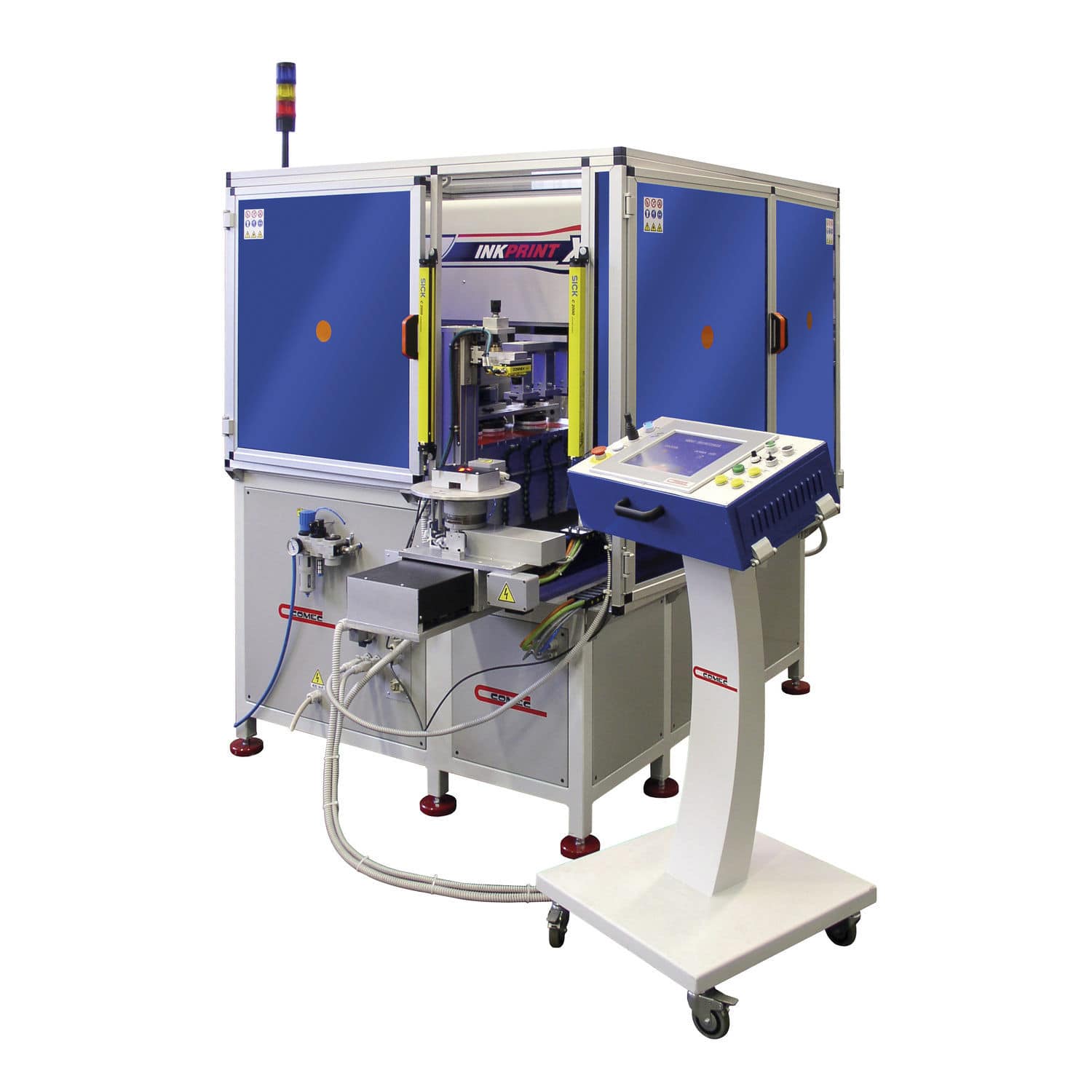 Pad printing machine with hermetic ink cup - COMEC ITALIA - automatic ...