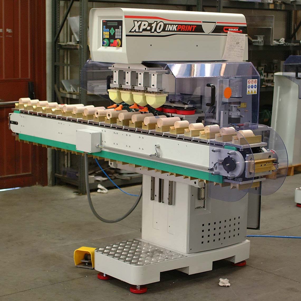 Pad printing machine with hermetic ink cup - INKPRINT XP-10 - COMEC ...