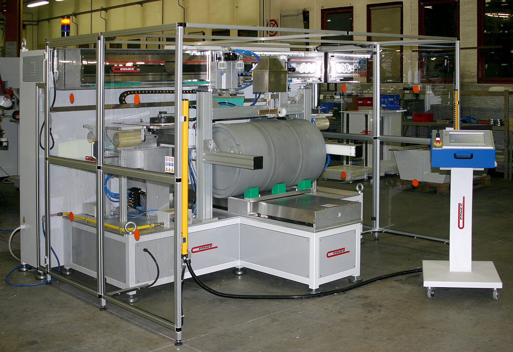 Pad printing machine with hermetic ink cup - COMEC ITALIA - automatic ...