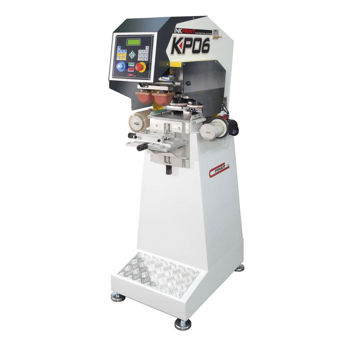 Pad printing machine with hermetic ink cup - INKPRINT KP06 2C - COMEC ...