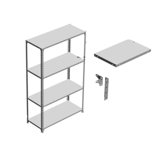 Picking shelving - iRacking Company - light-duty / slotted angle