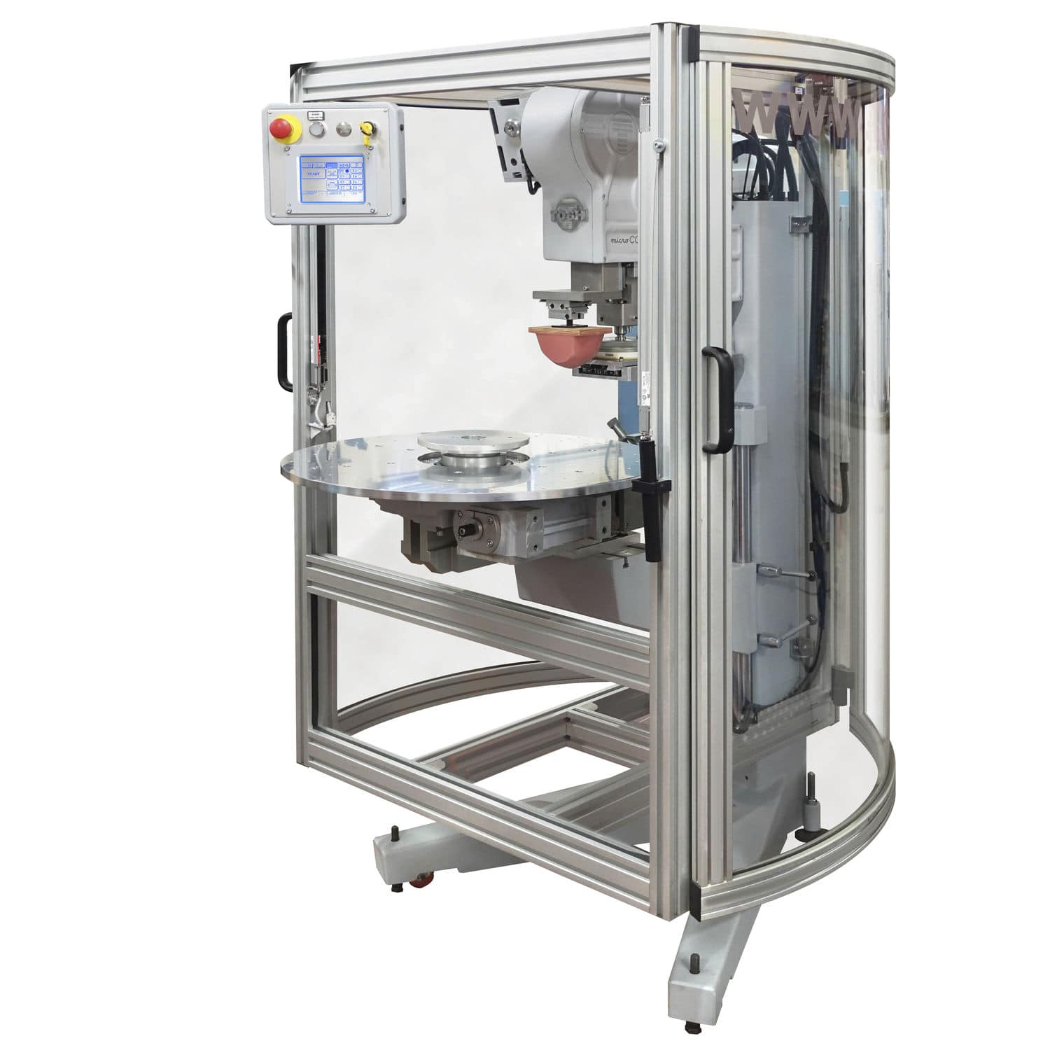 Pad printing machine with hermetic ink cup - Logica Micro Compact ...